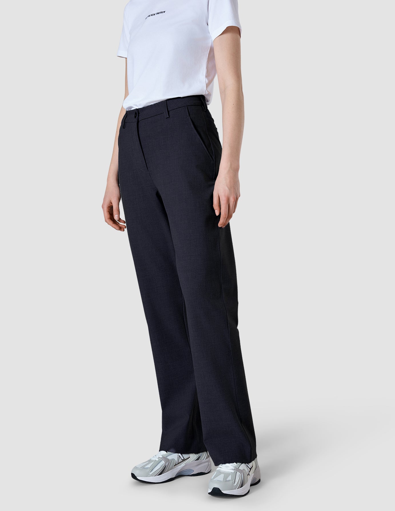 Women Straight Essential Pants Midnight Blue | SHAPING NEW TOMORROW